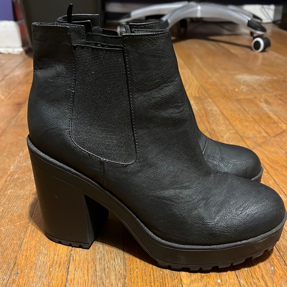 Divided | Shoes | Divided Chunky Heel Boots | Poshmark
